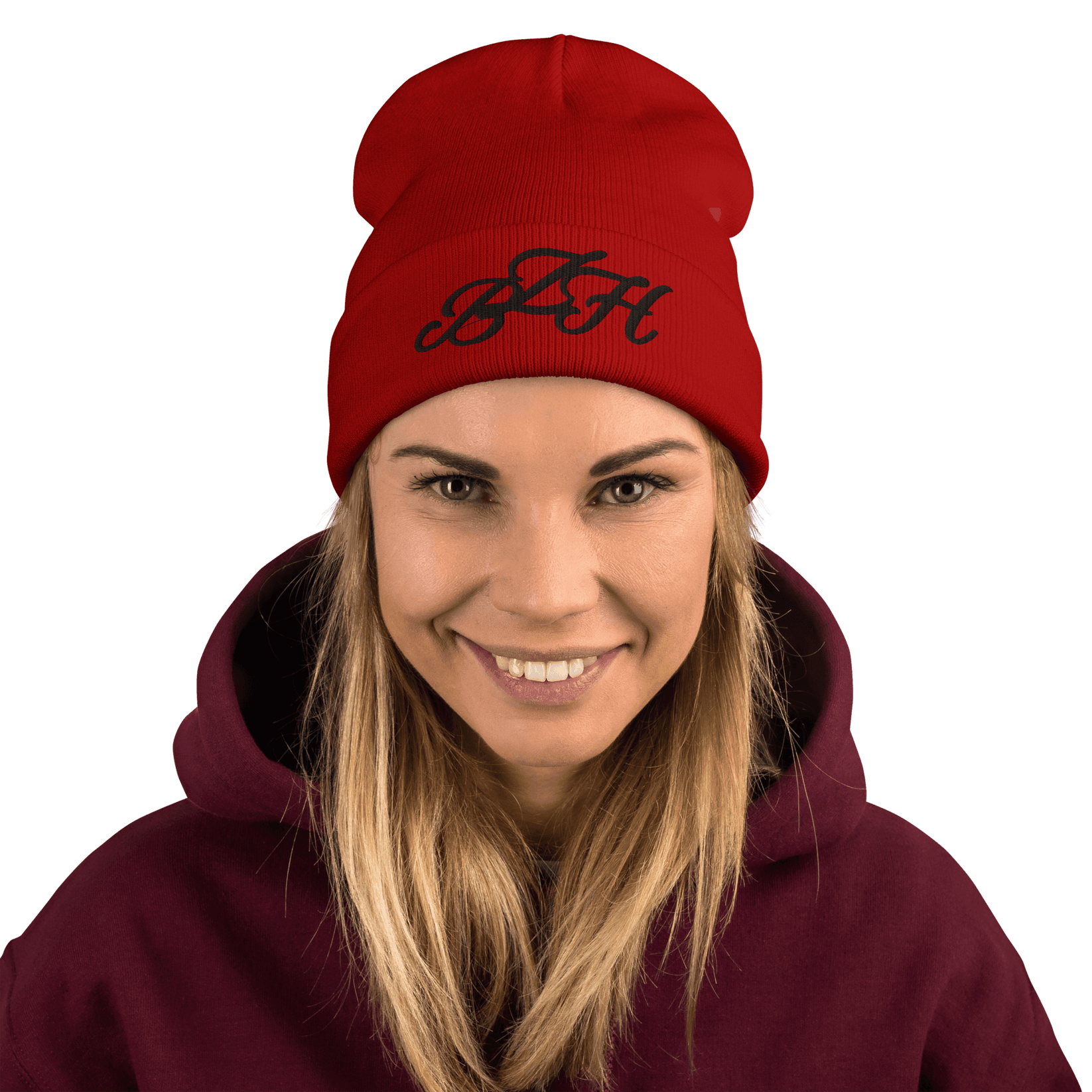 Bonnet brodé BZH Coeur - Le bonnet breton parfait – Rêves de Bretagne