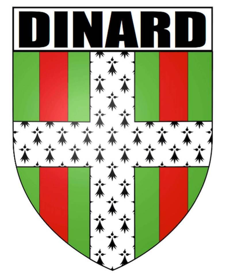 sticker coat of arms city of Dinard – Autocollant BZH