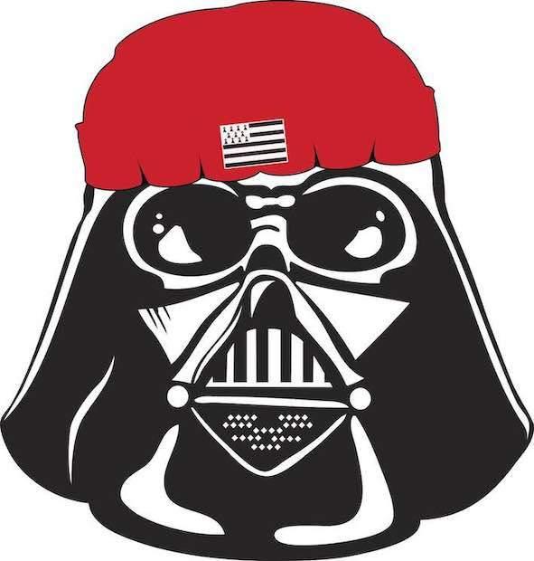 Autocollant Breton Dark Bonnet Rouge – Rêves de Bretagne